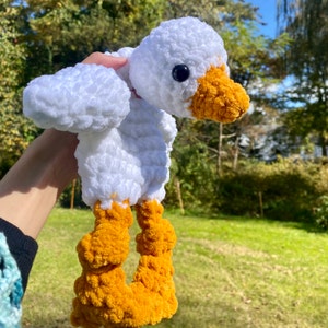 MINI Goldie Goose Knotted Lovey Crochet Goose PATTERN - Etsy