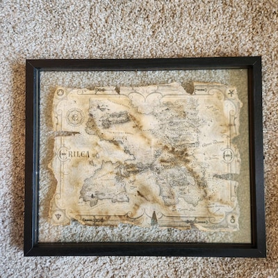 Throne of Glass Erilea Map - Etsy