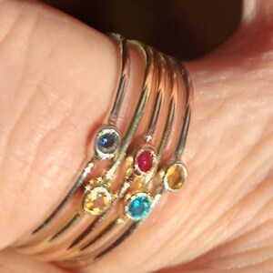 Tiny Ruby Ring Ruby Stacking Ring Rose Gold Filled Ruby - Etsy Canada