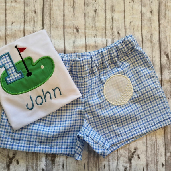 Golf Applique Machine Embroidery Design - Etsy