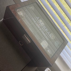 Watch Box Display Case 6 or 8 Slot Watch Organizer Wood Box | Etsy