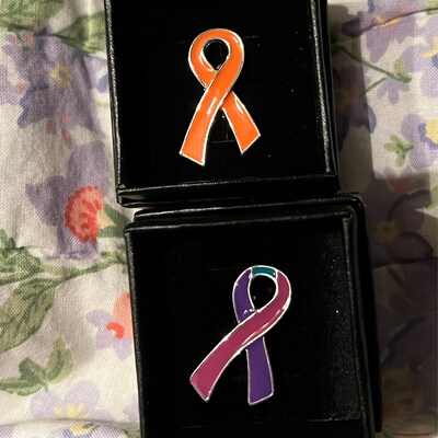 ALS Awareness Ribbon Pin / Avascular Necrosis Lapel Pin / Blue - Etsy