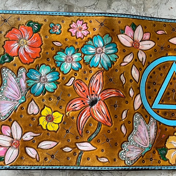 Custom Flowers AA or NA Book Cover - Etsy