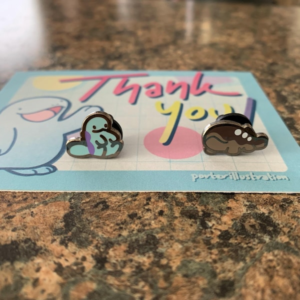 Mini Mon Hard Enamel Pins: Bulbasaur, Charmander, Squirtle, Pika ...