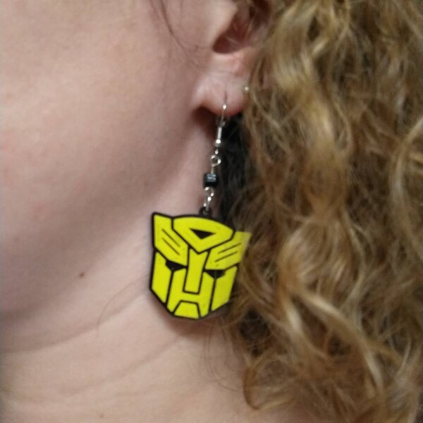 Transformers 3D Printed Earrings - Autobots, Decepticons Earrings ...