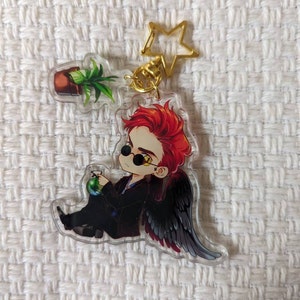 GOODOMENS Card Style Star Key Ring - Etsy