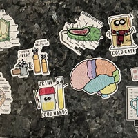 Biology Sticker Sheet Science, Genetics, Pre-med Bullet Journal, Agenda ...