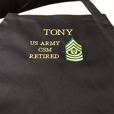 2 Sizes Army Command Sergeant Major Rank Machine Embroidery Design File ...