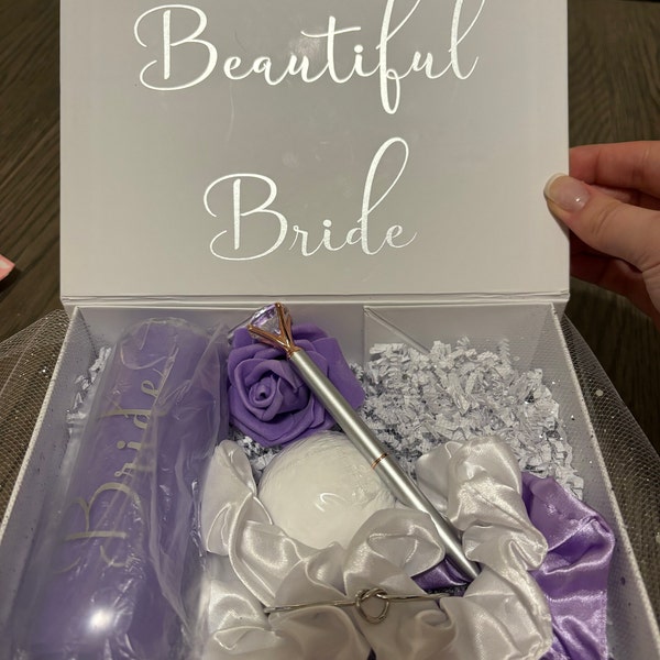 Bridal Gift Box, Bride to Be Gift Box, Personalized Bridal Gift Box ...