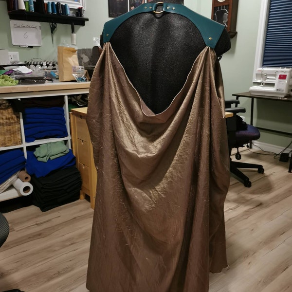 Cape With Waterfall Back and Pointy Shoulders for Elven Costume - PDF ...