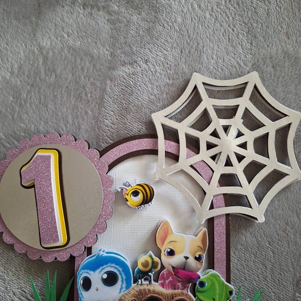 Lucas the Spider Cake Topper | Lucas Birthday | Spider and Friends Cake ...