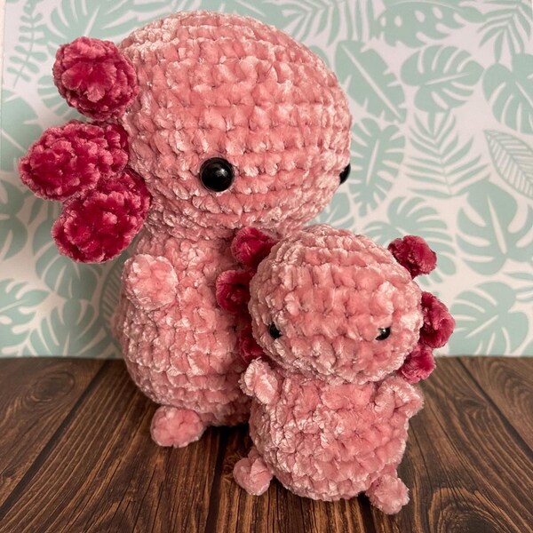 Axel the Axolotl PDF Crochet Pattern Cute Amigurumi Toy Animal ...