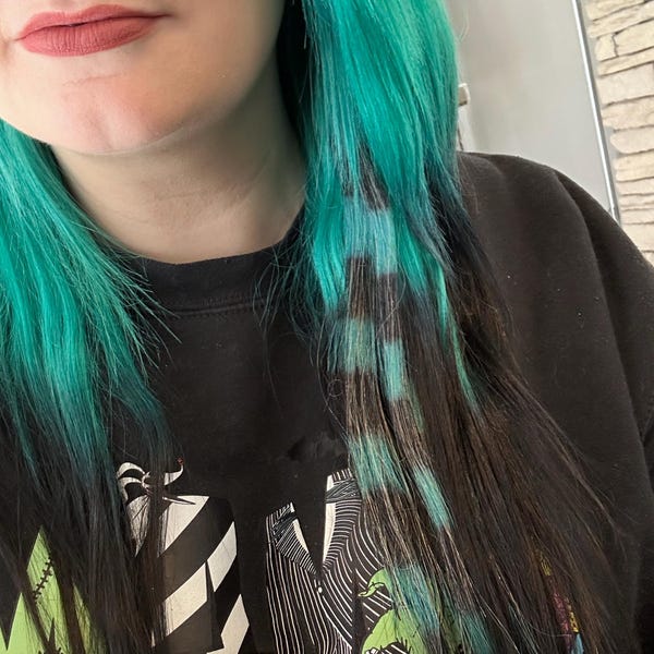Custom Scene Kid Raccoon Tail Hair Extension - Etsy