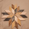 Wooden Barn Star Pattern, Wood Quilt Star, Mosaic Wood Wall Art ...