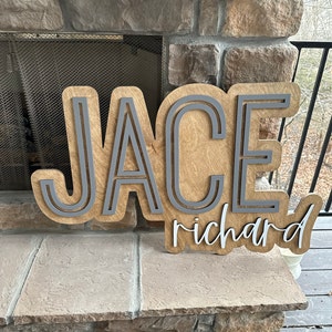 Large Last Name Sign Cut Out Last Name Sign Wedding Name - Etsy