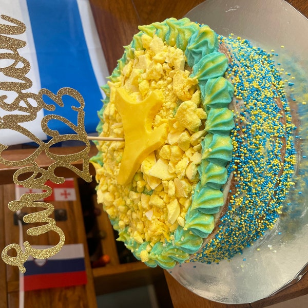 Eurovision Cake Topper, Eurovision Centrepiece, Cake Topper, Eurovision ...