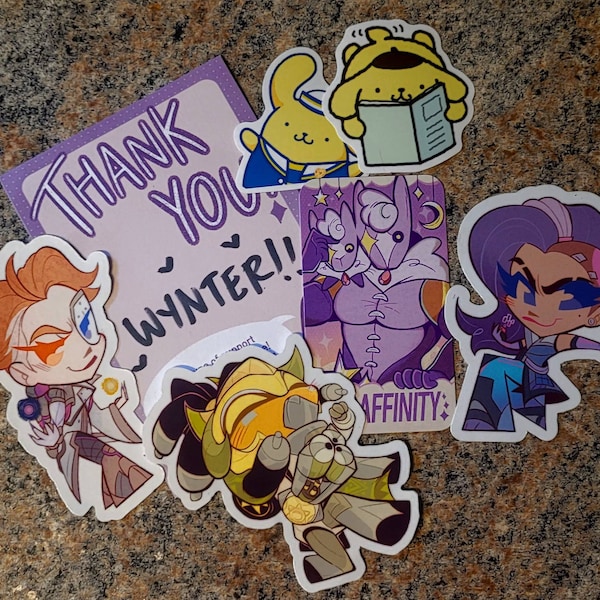 Overwatch Support Stickers // OW2 - Etsy