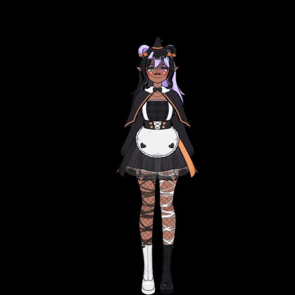 Customizable Ghost Vtuber - LIVE2D | Model/avatar | Premade | Ready to ...