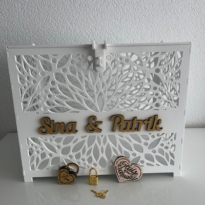 Black and Gold Card Box Gothic Wedding Card Box - Etsy