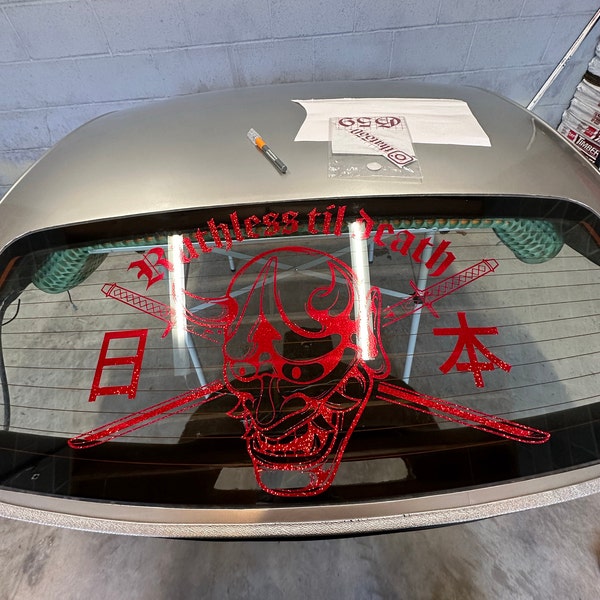 Ruthless Til Death Windshield Rear Window Decal Car Sticker Banner JDM ...