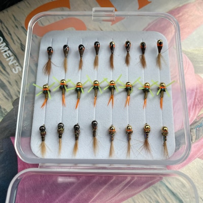 Elk Hair Caddis Tan, Fishing Flies, Trout Flies dry Flies Sizes 8,10,12 ...