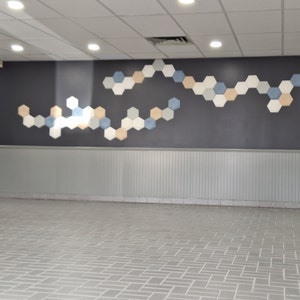 DECORATIVE AESTHETIC Sound Diffuser Wall Soundproofing Hexagon - Etsy