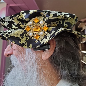 Sunny Golden Renaissance Hat Shakespeare Flat Cap Beret SMALL - Etsy