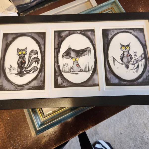 Tim Burton Art, Skeleton Boy & Skeleton Girl Illustration, Tim Burton ...