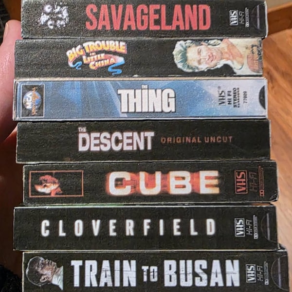 Retro VHS Mini Refrigerator Magnets Modern Recent Horror Movies Classic ...