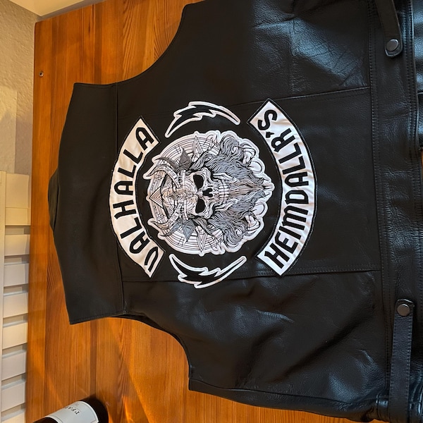 Custom Patch for Bikers, Any Size, Motoclub Jacket, Large Patch, Back ...