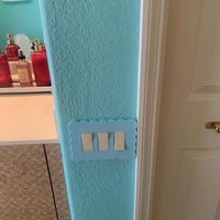 Pastel Green Rounded Corner Light Switch Cover Double Rocker Custom ...