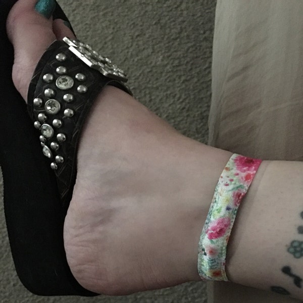 MINI Fitbit Flex 2 Band, CHOOSE Your Print Fitbit Flex 2 Ankle Band ...