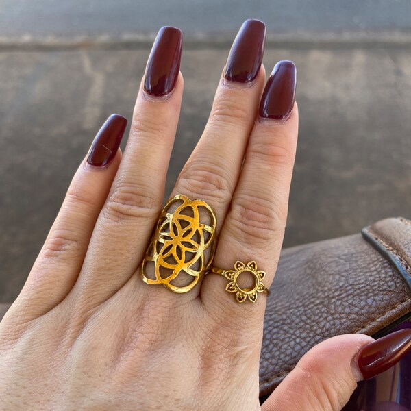 Unisex Gold Bracelet, Gypsy Bangle, Boho Bracelet, Handmade Brass ...