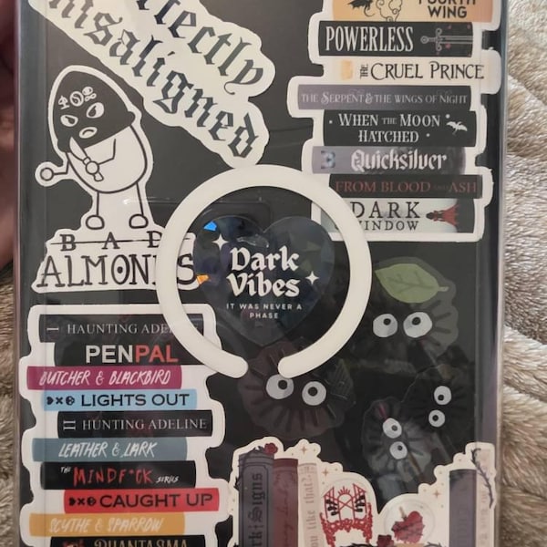 Dark Romance Book Stack Sticker, Bookish Sticker, Smut, Spicy, Kindle ...