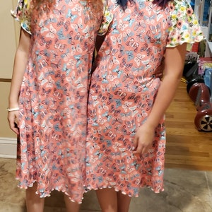 Mo's Lounge Gown Nightgown Pattern Size 6mos up to 10years Knit Long ...