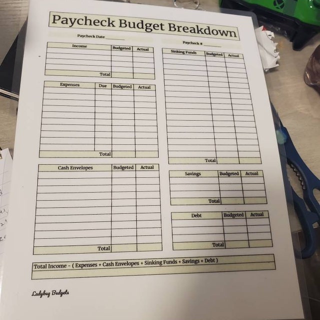 LadybugBudgets - Etsy