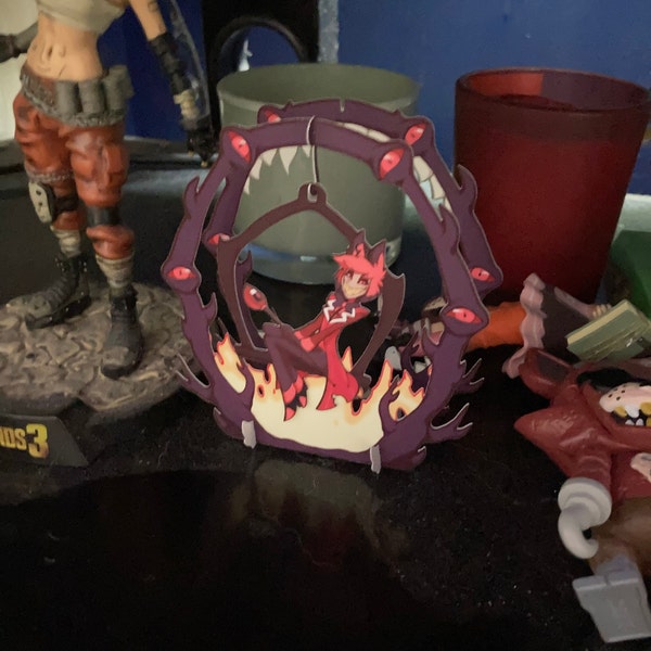 Alastor - Hazbin Hotel Paper Craft Standee - Etsy