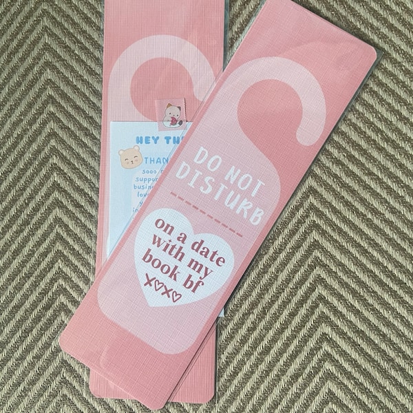 Do Not Disturb Bookmark Series | in My Romance Era | Book Lover | Busy ...