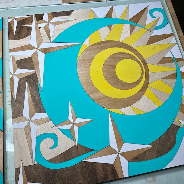 Celestial SVG Laser Cut File Showstopper | Includes Single Line File ...