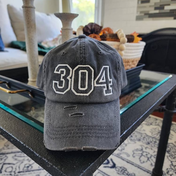 Custom Area Code Hat -| Custom Zip Code Baseball Cap | Ponytail OR ...
