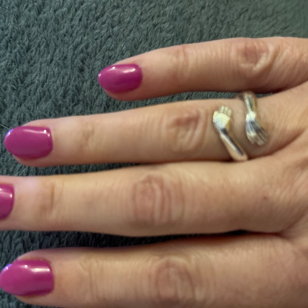 The Original Hug Ring. Handmade in London From Recycled Sterling Silver ...