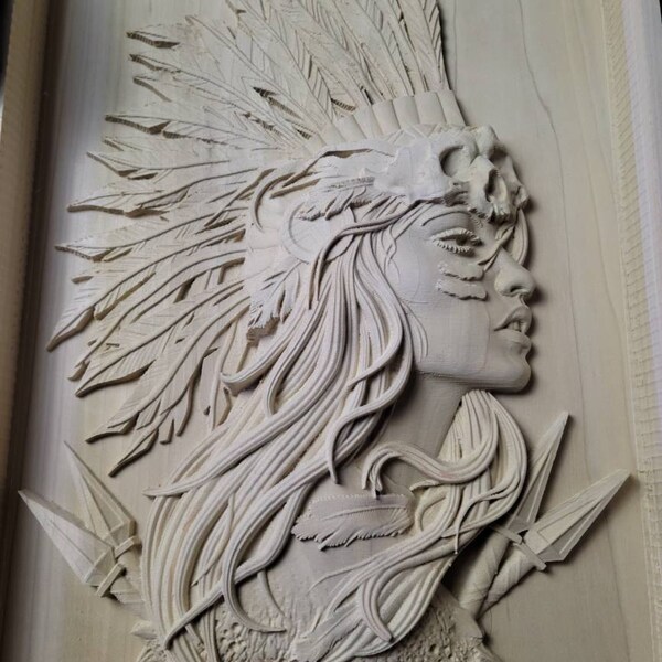 Honey Bee Wall Art, STL Relief File for CNC Router Carving, Engraving ...
