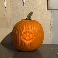 CHECK ENGINE LIGHT Pumpkin Carving Stencil, 8 Car Repair Halloween ...