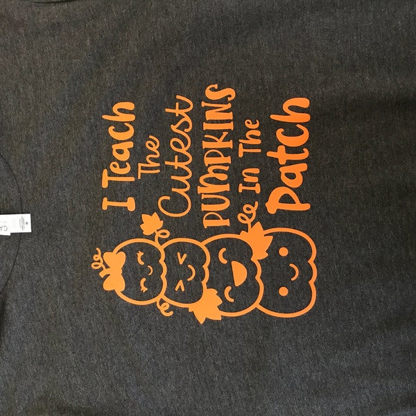 I Teach the Cutest Pumpkins in the Patch SVG PNG DXF | Cute Teacher ...