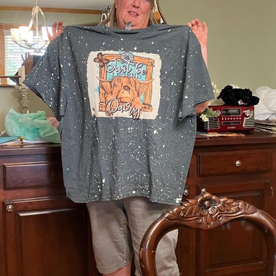 Cheer Mom Personalized Bleach T Shirt for Women, Add Your Own Photo ...