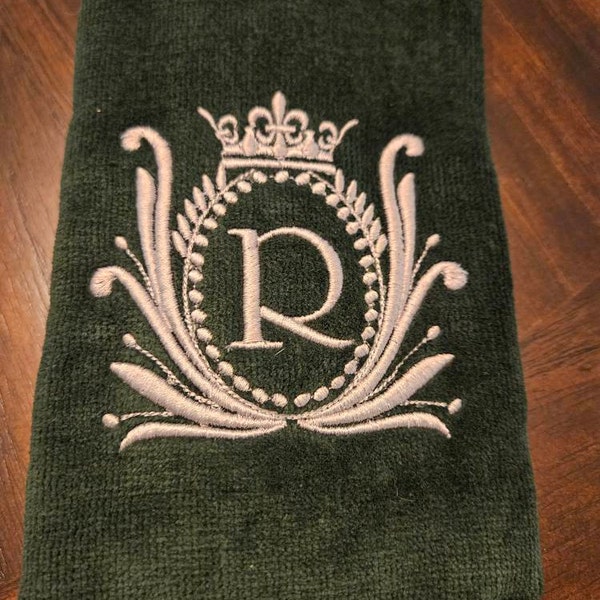 Fingertip Towels, Magnolia Embroidered Towels, Bathroom Decor, Home ...