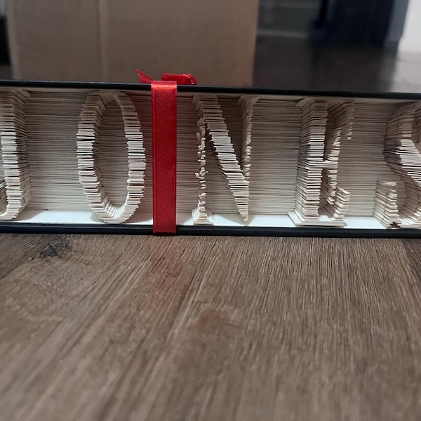Monogram Book Folding - Etsy