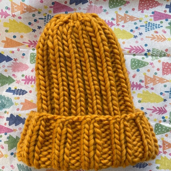 Beginner Knit Hat Kit - DIY Beanie Knitting Kit With Pattern and ...