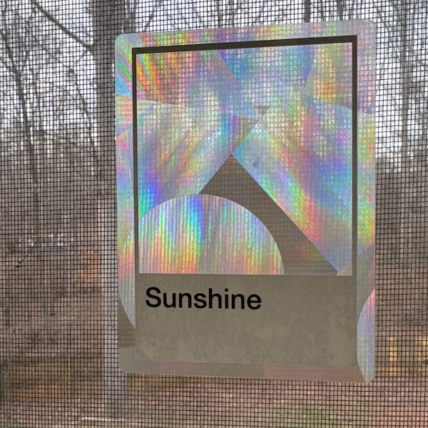 Suncatcher | Sunshine Sun Catcher Window Sticker | Cancer Research ...