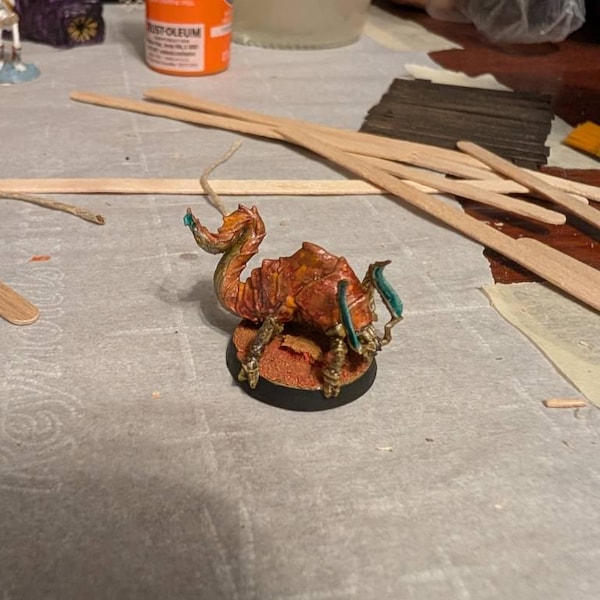 Halfling Female Druid Riding Wolf Miniature - MZ4250 - D&D 5e ...